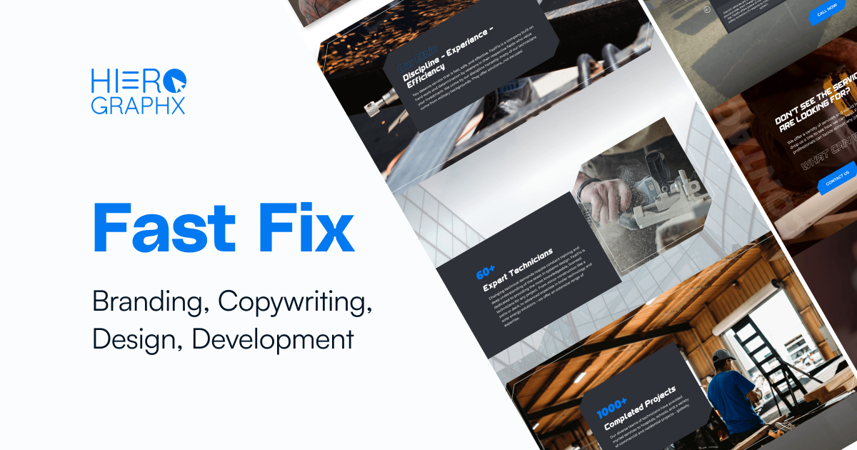 Construction WordPress Website Design: Fast Fix(Saginaw, MI)